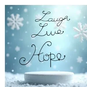 Source Unknown | Accents | Metal Words In Cursive Live Laugh Hope 6 ...
